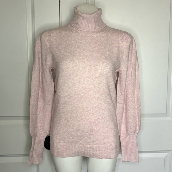 J. Crew Factory | Sweaters | Nwt J Crew Factory Pink Puff Sleeve ...